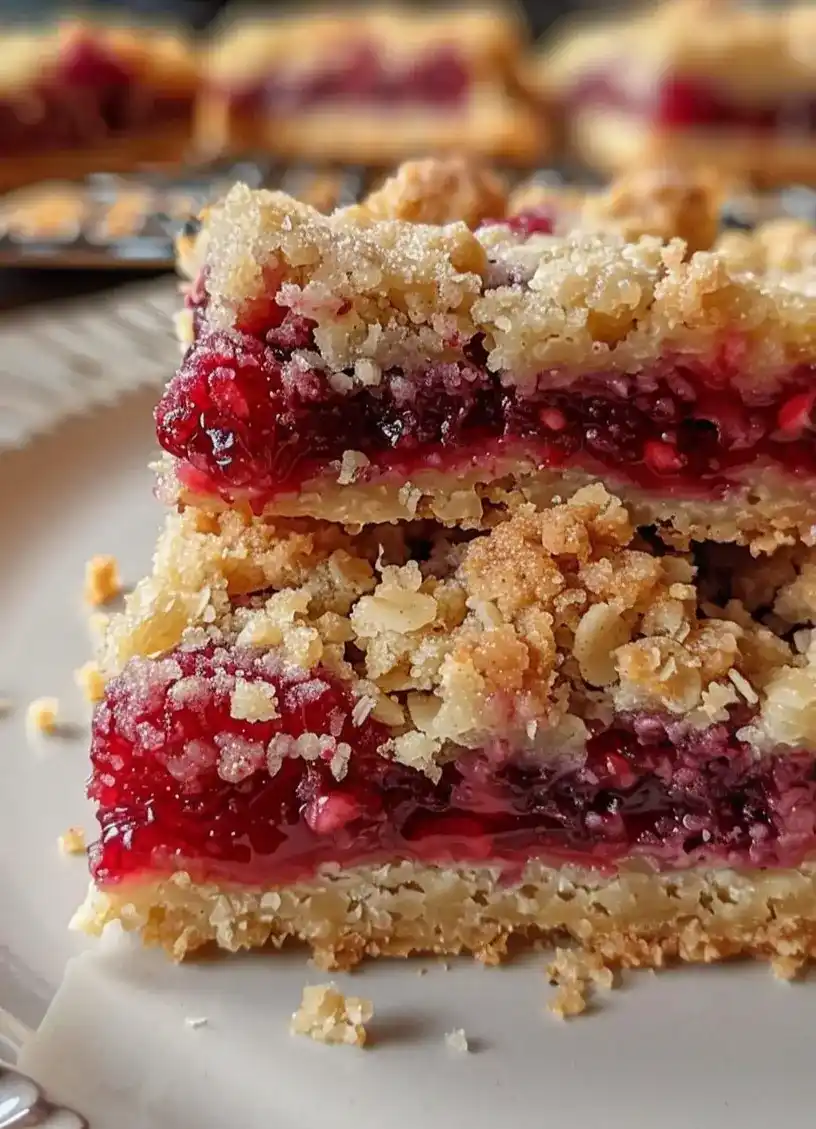 Raspberry Crumble Bars