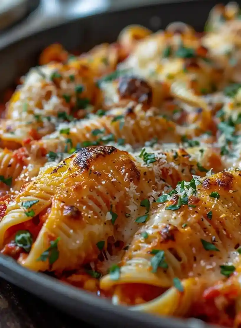 Slow Cooker Stuffed Shells